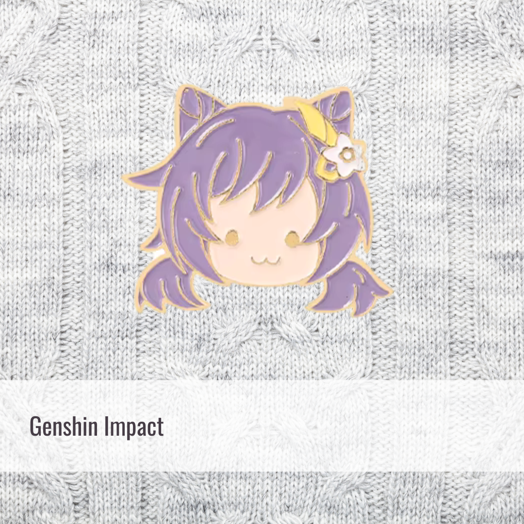 Keqing chibi | Genshin Impact | Enamel Pin – Forever Borahae